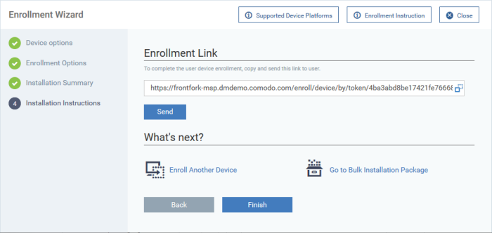 Enroll Users Devices For Management, Endpoint Manager | Comodo Enroll Users Devices For Management, Endpoint Manager | Comodo